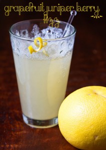Grapefruit Juniper Berry Fizz Recipe — La Fuji Mama