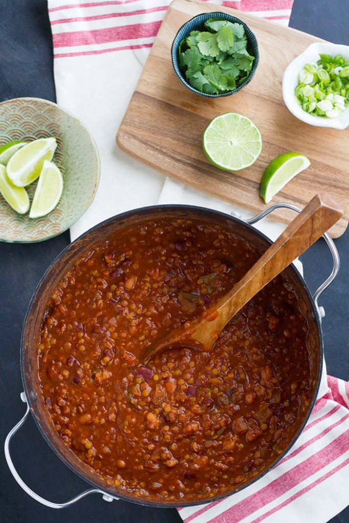 Red Lentil Chili Recipe — La Fuji Mama