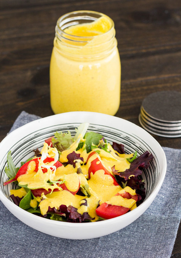 Almond Butter Turmeric Dressing — La Fuji Mama