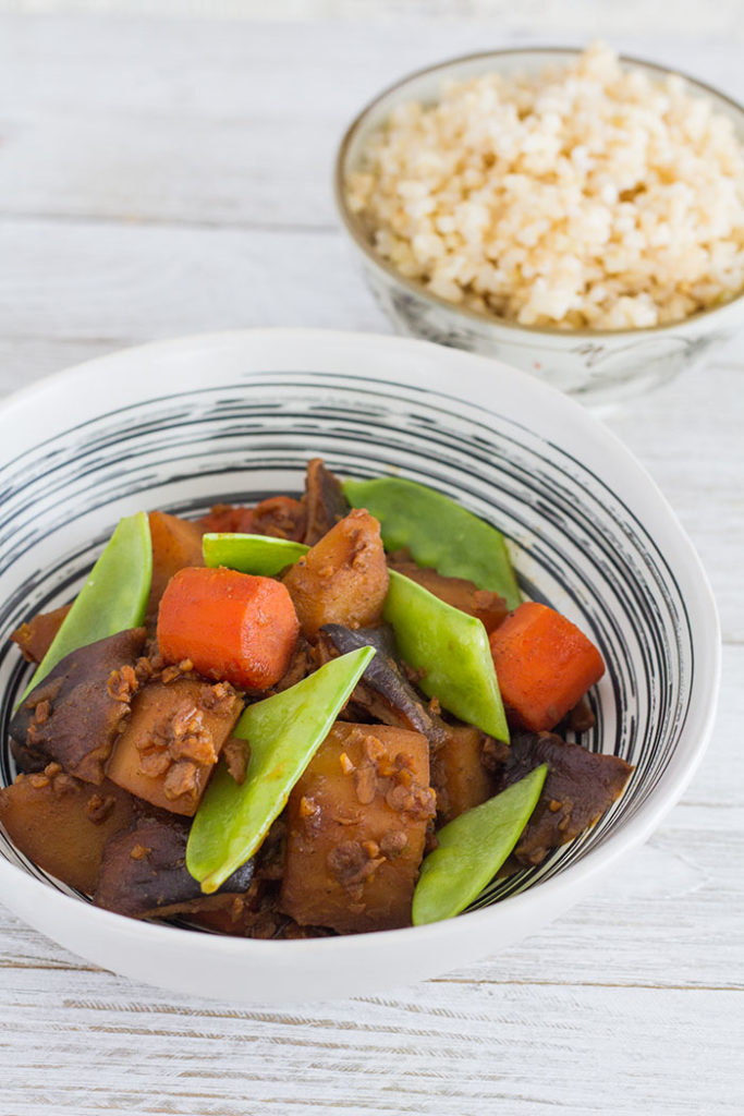 Vegan Nikujaga (Japanese Meat & Potatoes) — La Fuji Mama
