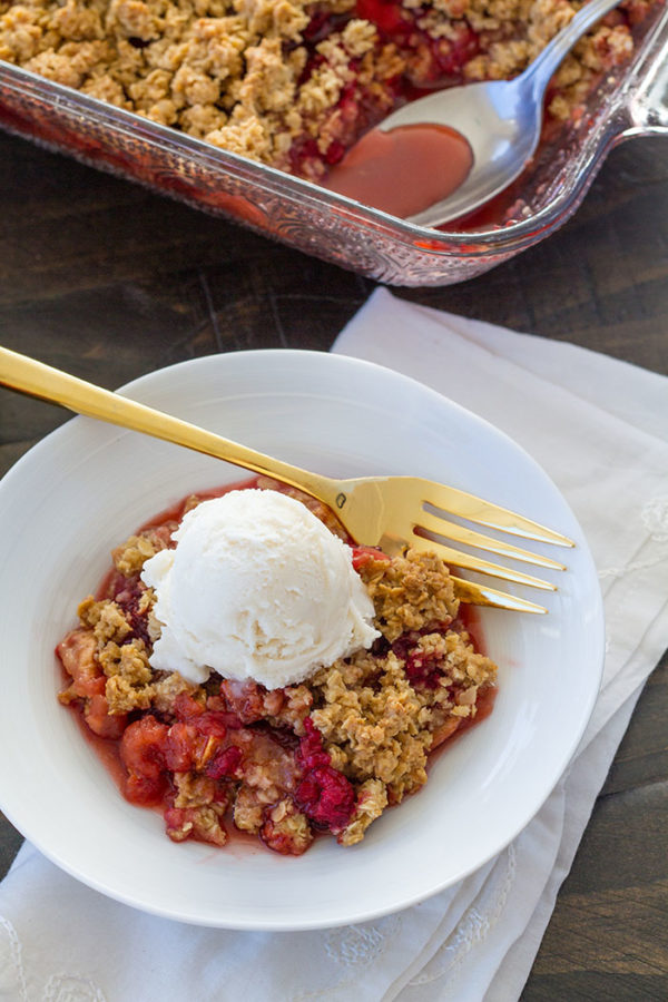 Apple Raspberry Crisp — La Fuji Mama