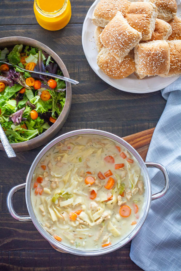 Vegan Fuji “Chicken” Noodle Soup — La Fuji Mama